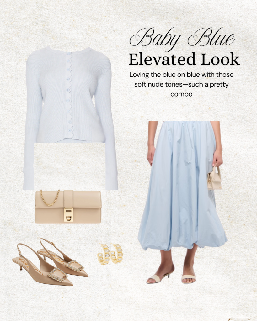 Baby Blue Elevated Look | Rachel`s Site