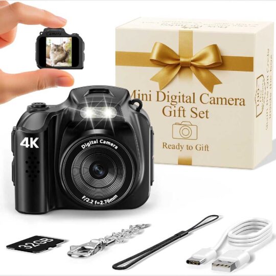 FLATIC Mini Keychain Camera –4K Digital Tiny Camera | Finds Clothing