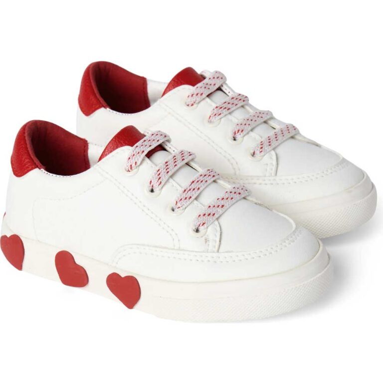 Janie and Jack Heart Sneaker | Finds Clothing